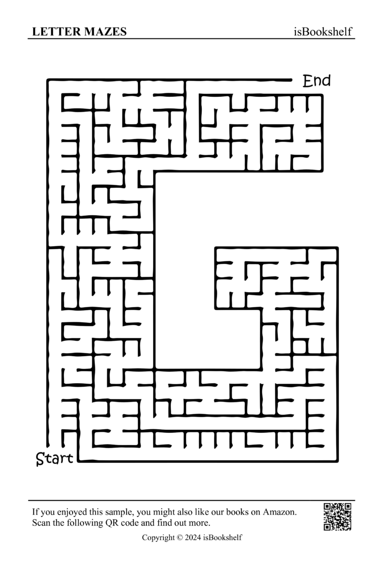 #03 – Alphabet letter mazes worksheets G-I - isBookshelf